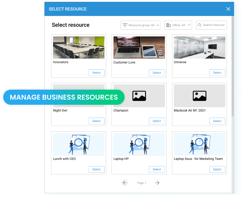 Booking | Optimize resource allocation | Rework Platform