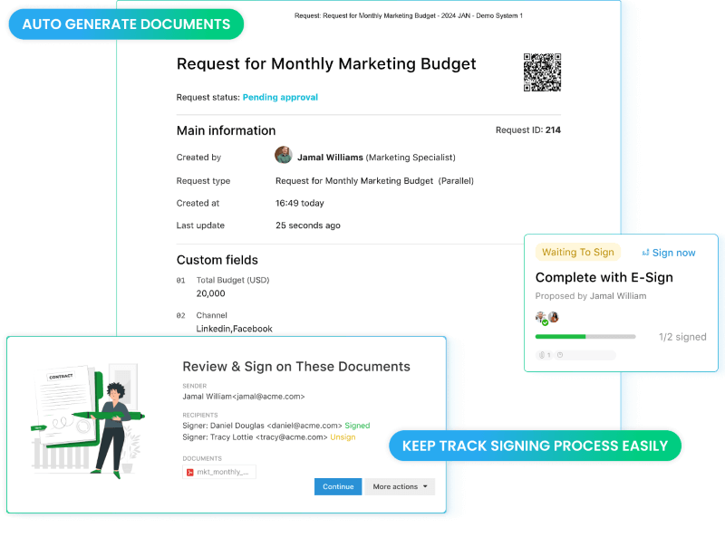 Request | Streamline approval workflow for better decisions | Rework ...