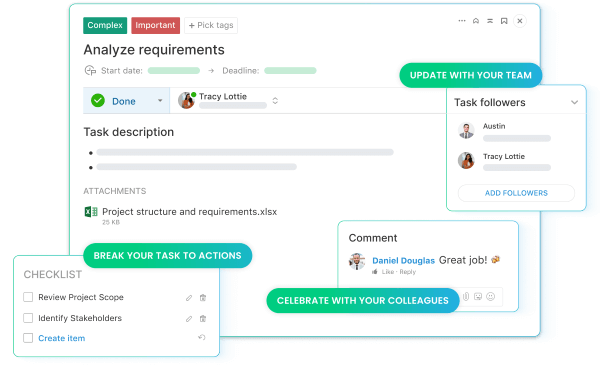Projects | Execute business objectives together | Rework Platform